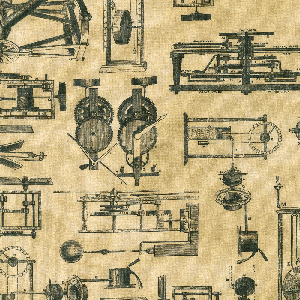 INSTRUMENTS OF THE HOURS: Natural (1/4 Yard) – BERNINA of Naperville
