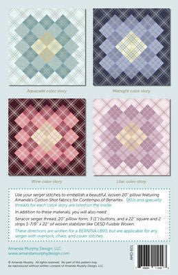 Amanda Murphy: Criss-Cross Pillow Serger Pattern – BERNINA of Naperville