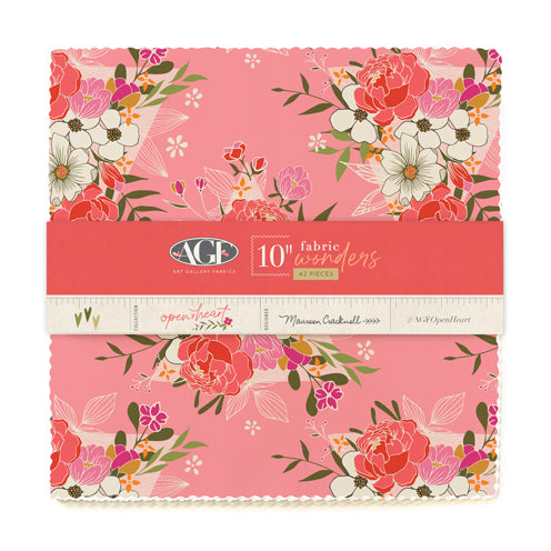 Art Gallery - Open Heart by Maureen Cracknell 10" Square Layer Cake ...