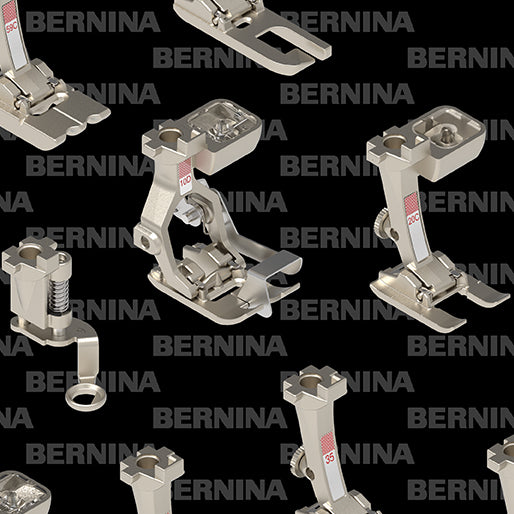 BERNINA Exclusive: BERNINA PRESSER FEET-Black (1/4 Yard) – BERNINA of ...